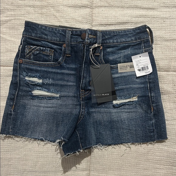 Buckle | Shorts | Buckle Black Distressed Denim Shorts | Poshmark